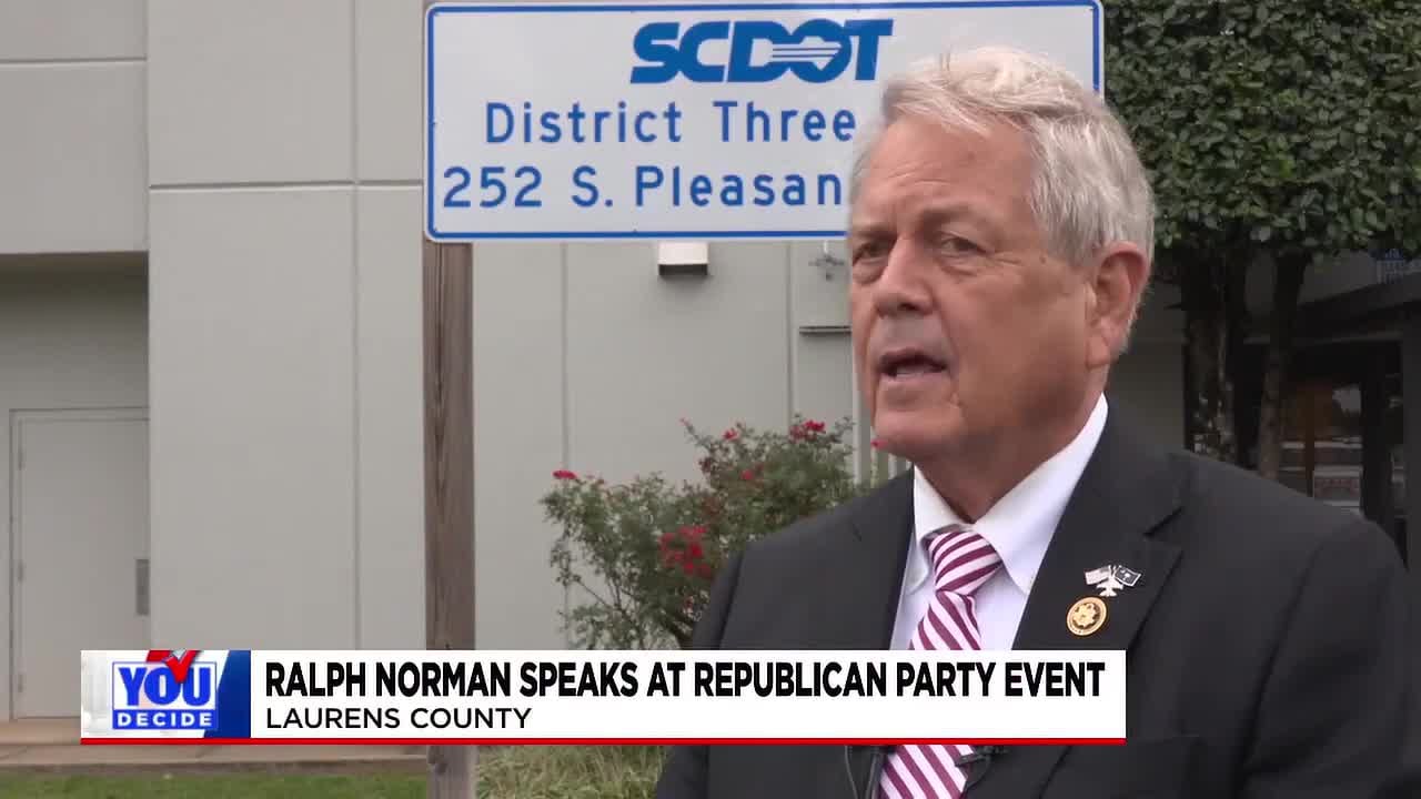 Congressman Ralph Norman to speak at Laurens County Republican Party event