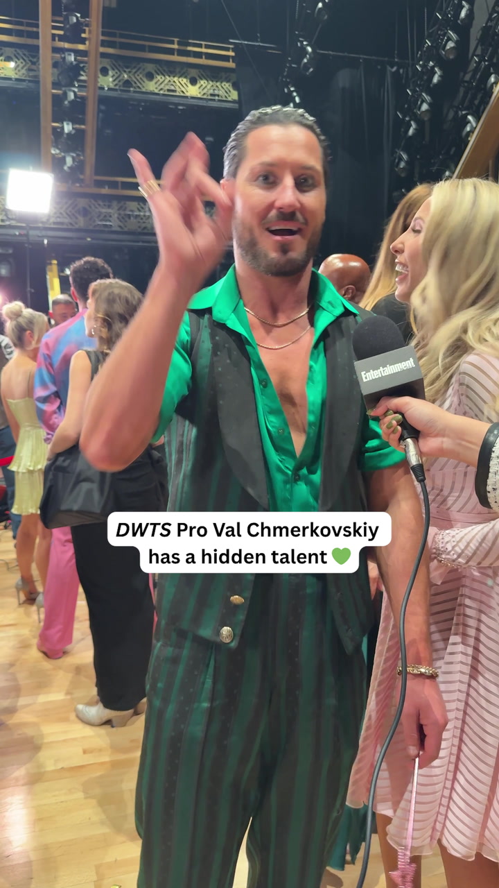 DWTS Pro Val Chmerkovskiy Has a Hidden Talent 💚