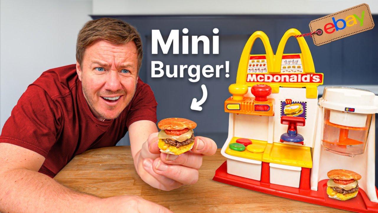 I bought a vintage McDonald’s mini burger maker on eBay