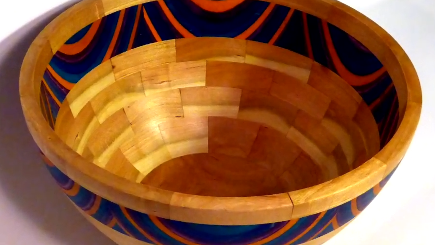 How to Turn an Easy and Affordable Segmented Bowl from Cherry and ...