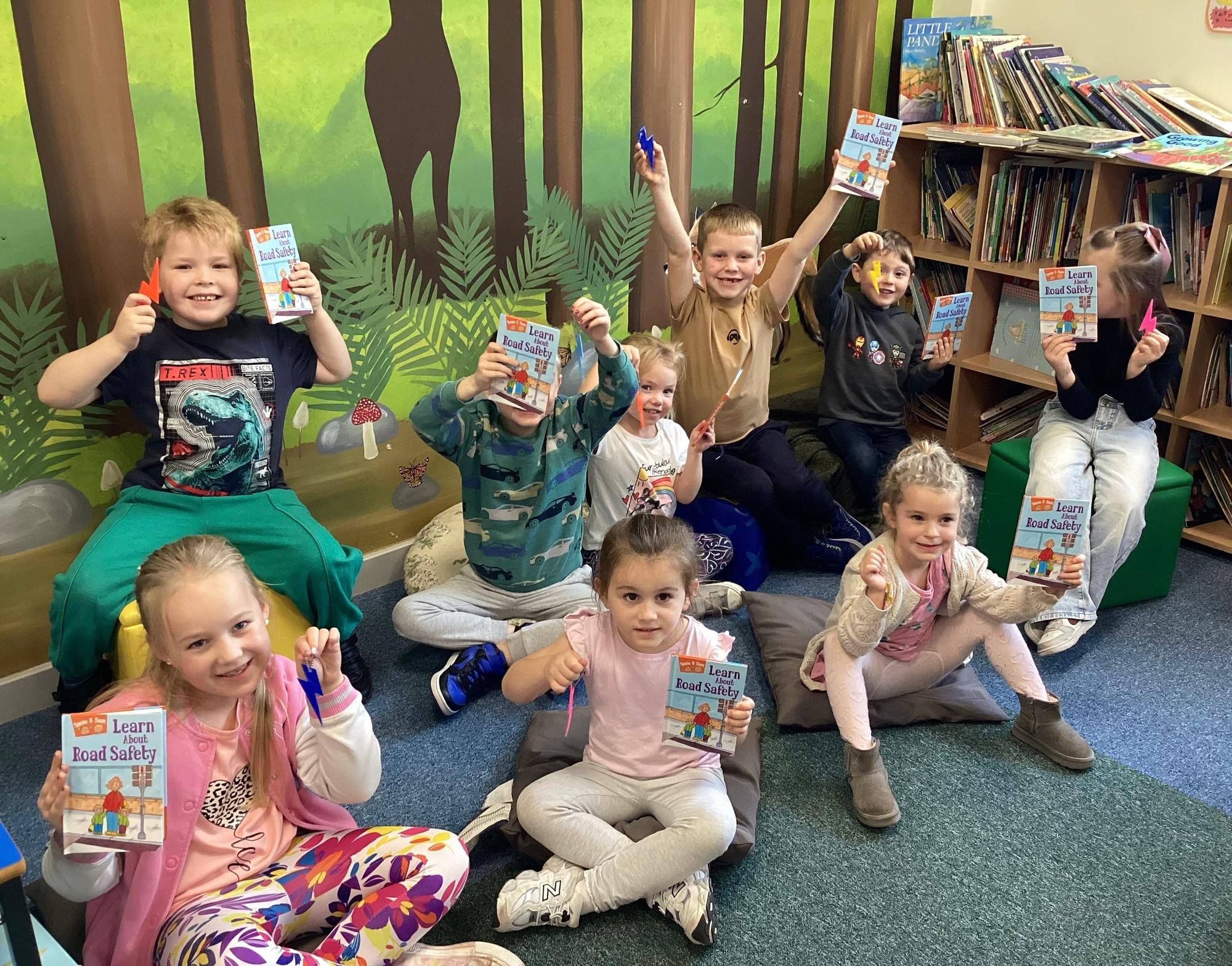 Church Gresley infants celebrate Walk to School month thanks to donation