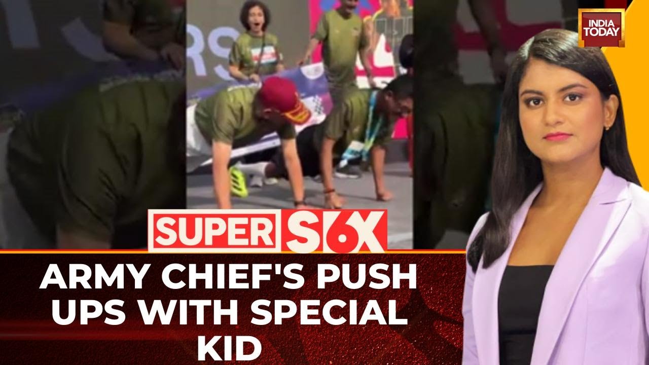 Army Chief's Heartwarming Gesture: Joins Divyang Man For Push-Ups in ...