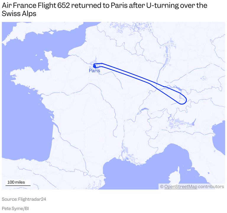 Air France passengers endured a flight to nowhere when their plane's ...