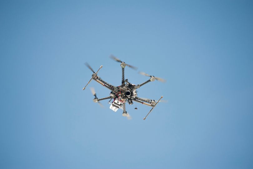 'I spotted a drone flying outside my window and what it did terrified me'