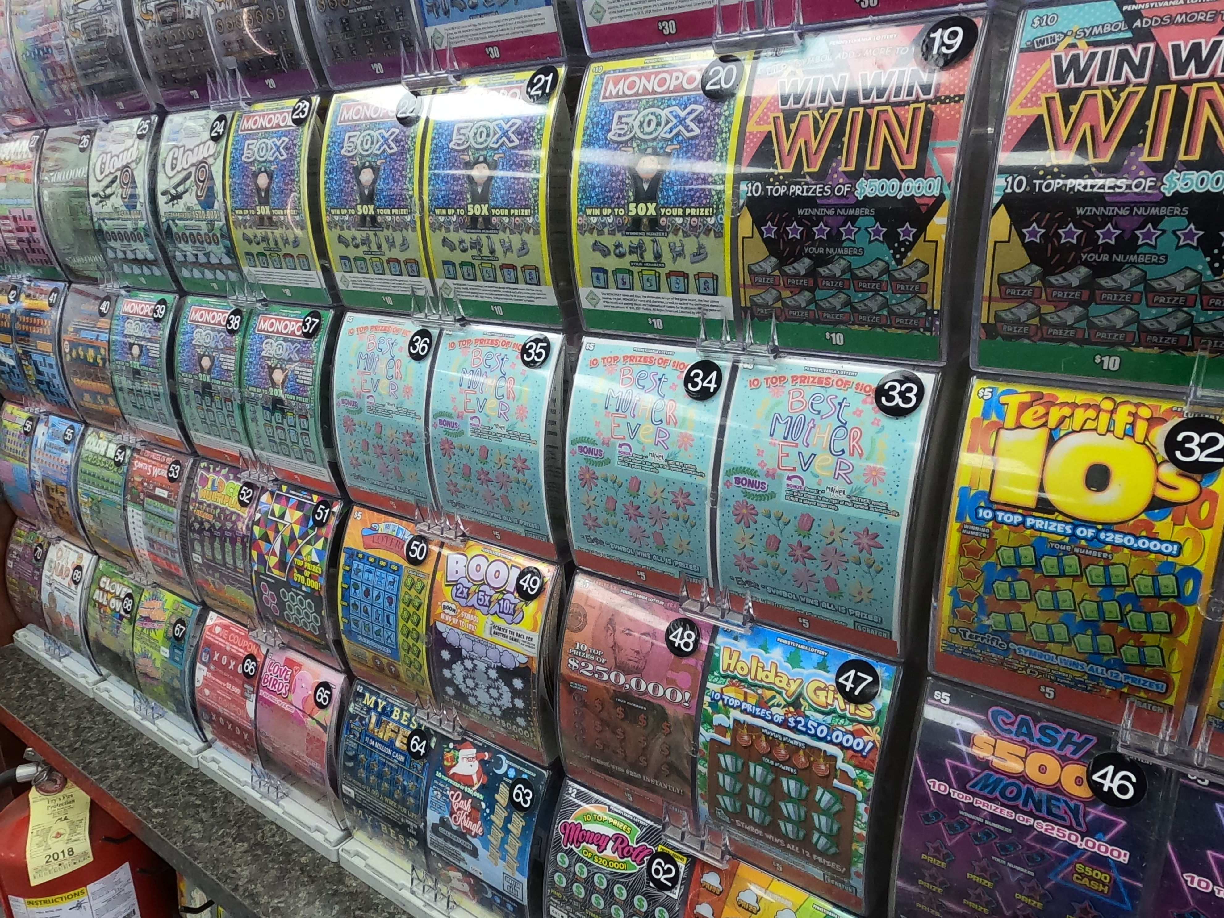 $1M winning scratch-off lottery ticket sold at an Allegheny County GetGo