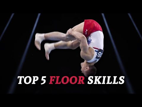 The Most Difficult Floor Elements in Men's Gymnastics
