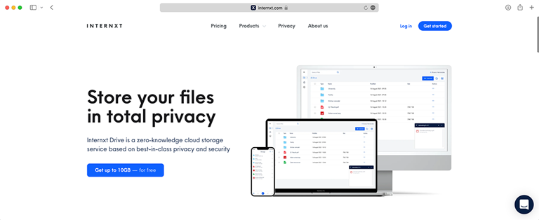 Internxt cloud storage review