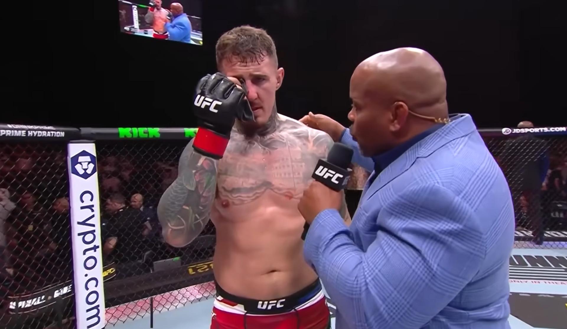 Tom Aspinall provides an update on eye injury: "Surgery is coming"