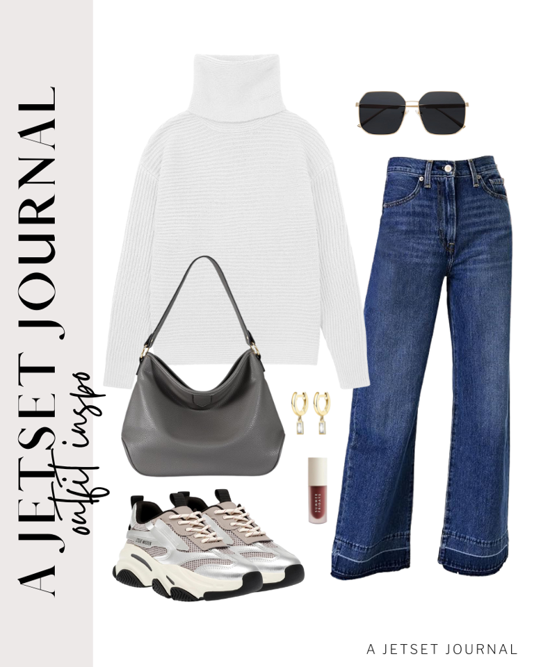 How to style new looks with trendy turtlenecks and jeans