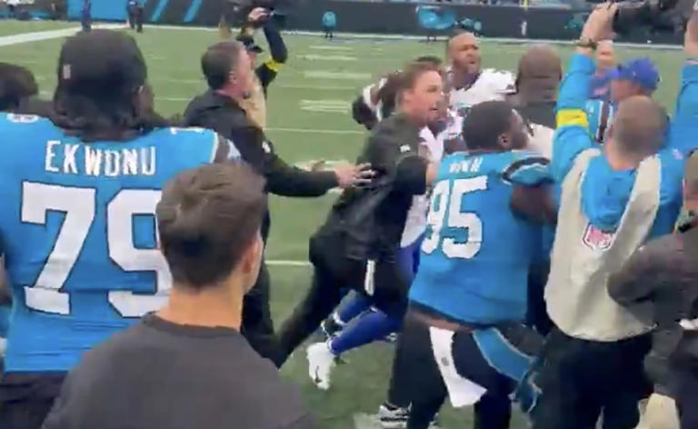 WATCH: Fight Nearly Breaks Out After Carolina Panthers Suffer ...