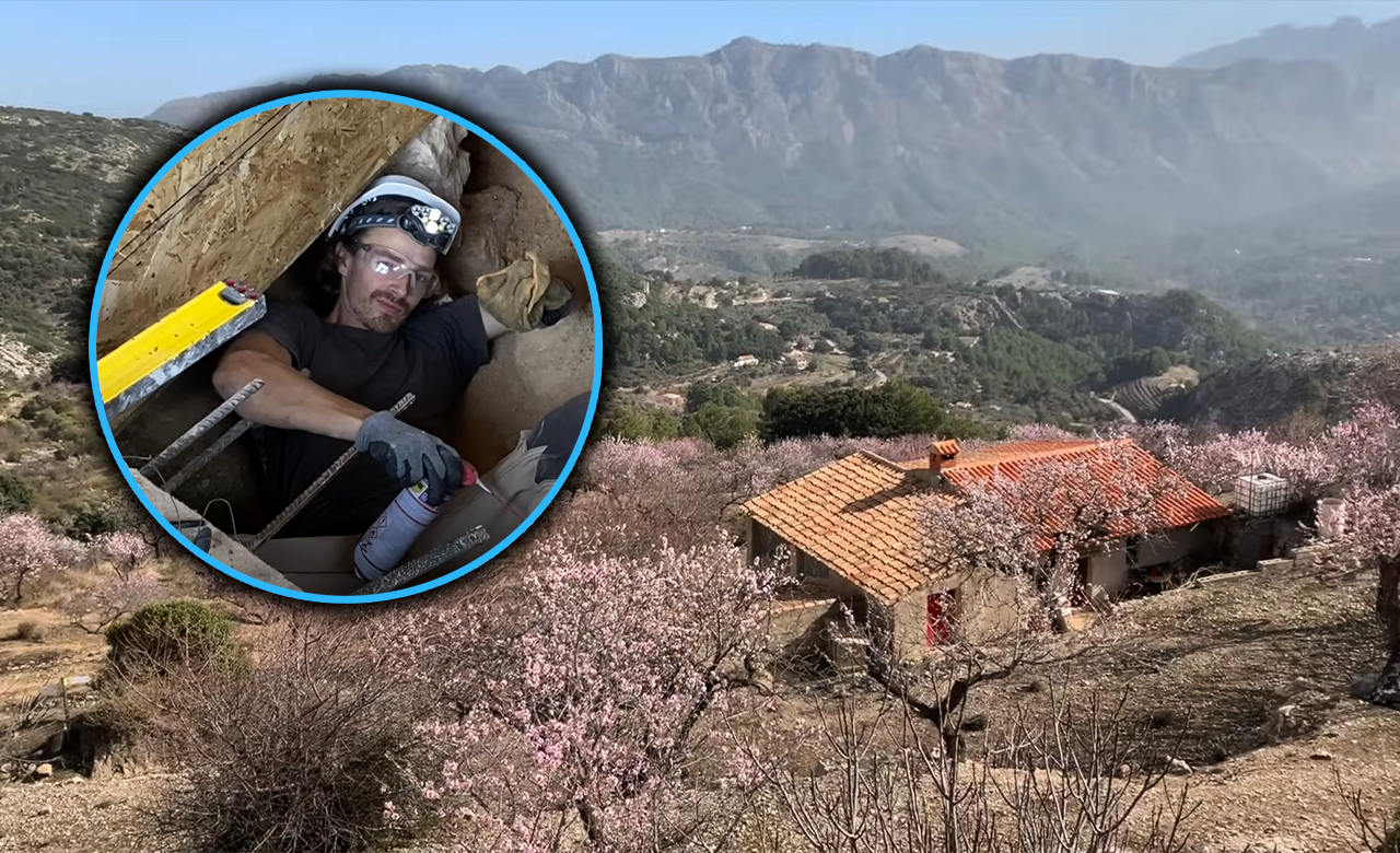 Snowstorm blocks the track, but we keep building upstairs