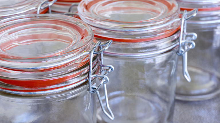 Turn Old Glass Jars Into Cute Decor That Doubles As Storage With A ...