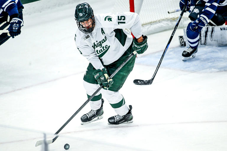 Michigan State Hockey beats Penn State in Overtime: Highlights