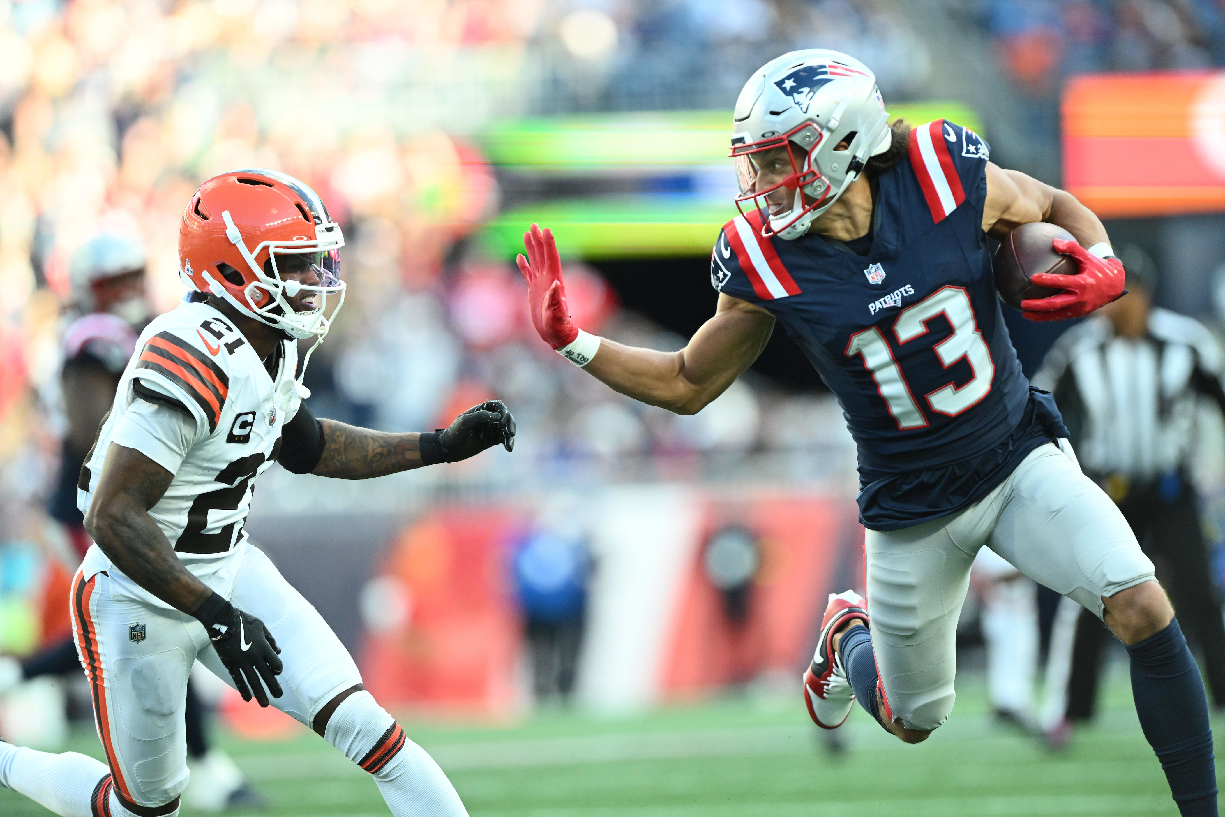 Best and worst offensive PFF grades for Patriots in win over Browns