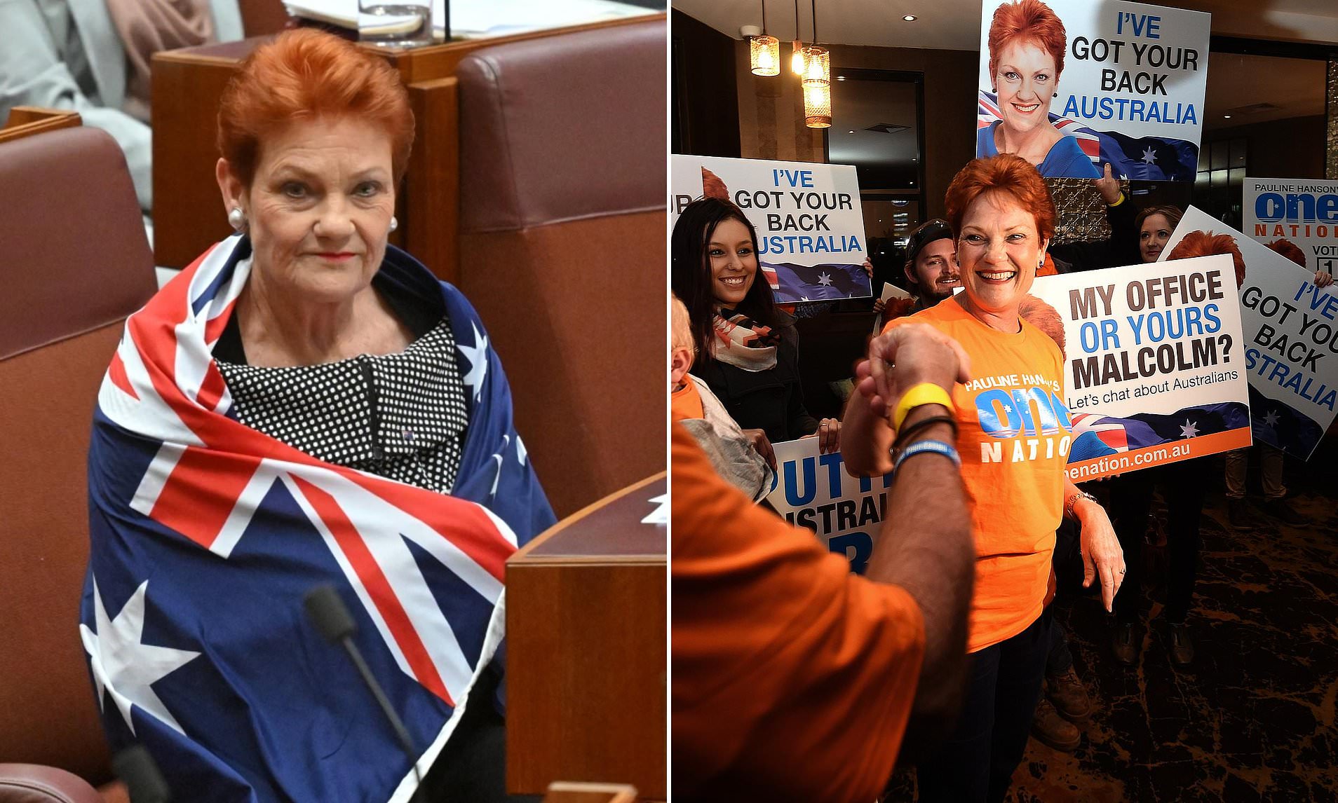 One Nation leader Pauline Hanson CHANGES the name of her party ...