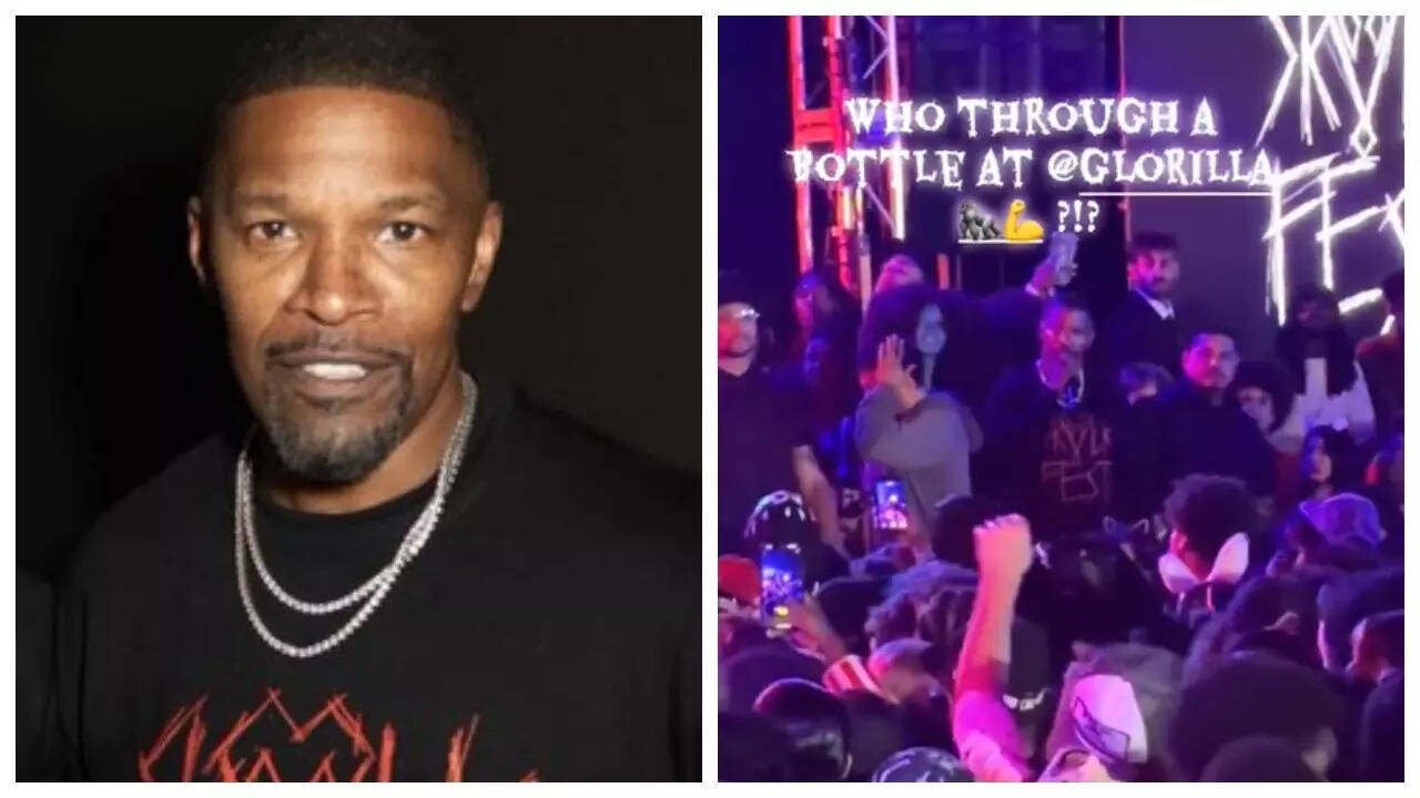 Jamie Foxx loses cool after GloRilla gets hit by bottle; asks 'Why ...