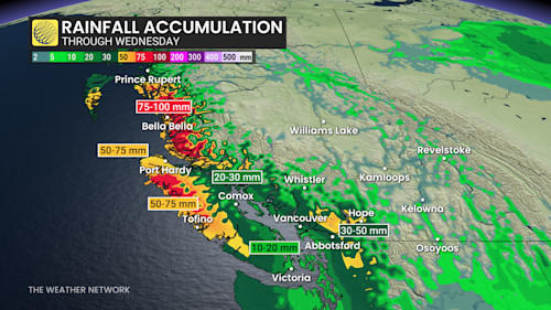 Storm on deck for B.C. could swing through with impactful winds, alpine ...