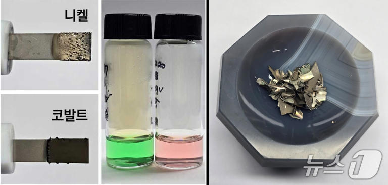 UNIST, 폐배터리 속 니켈·코발트 '99% 순도' 추출 기술 개발
