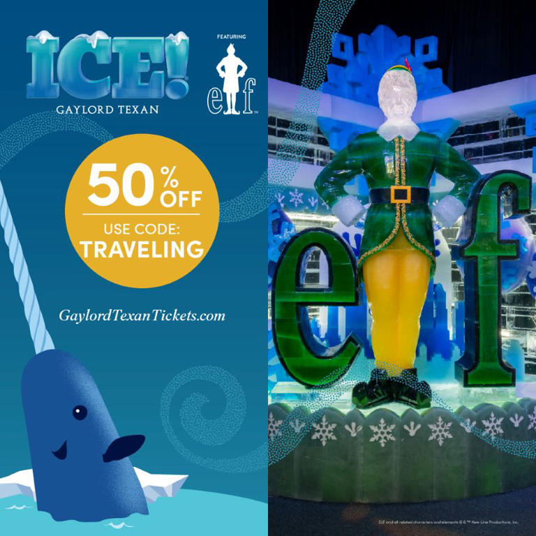 Gaylord Texan ICE coupon 2025 (50% off)