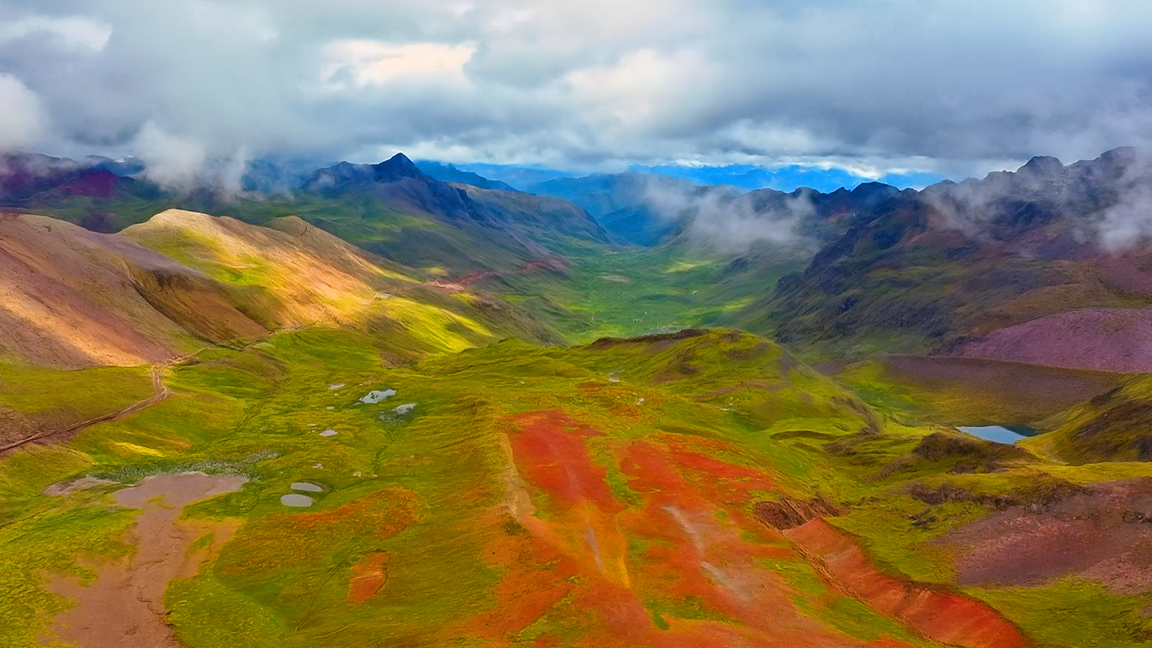 Peru From Above – Rainbow Mountain (Vinicunca)