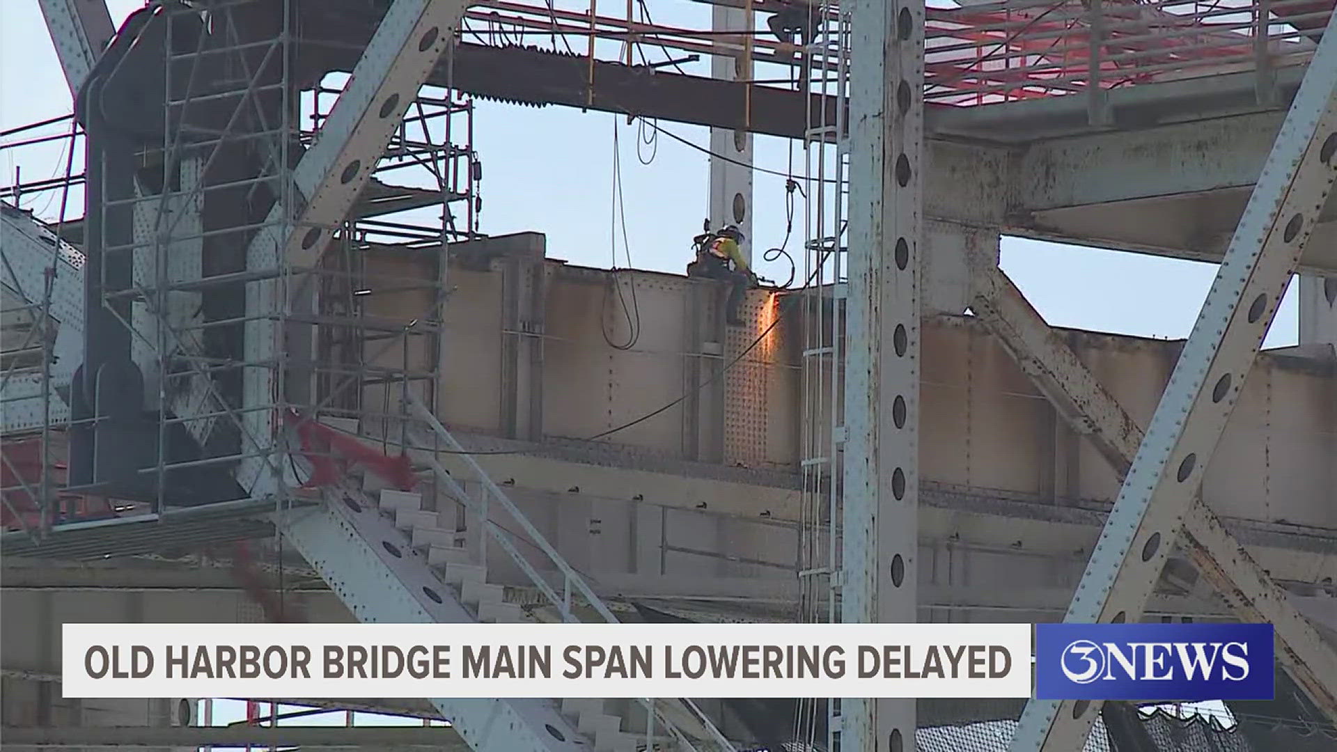 TxDOT delays lowering of Old Harbor Bridge span for safety