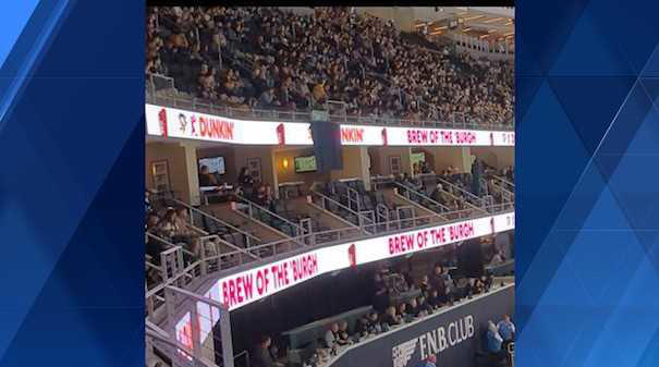 Fan falls from stands at PPG Paints Arena during Penguins-Blues game in ...