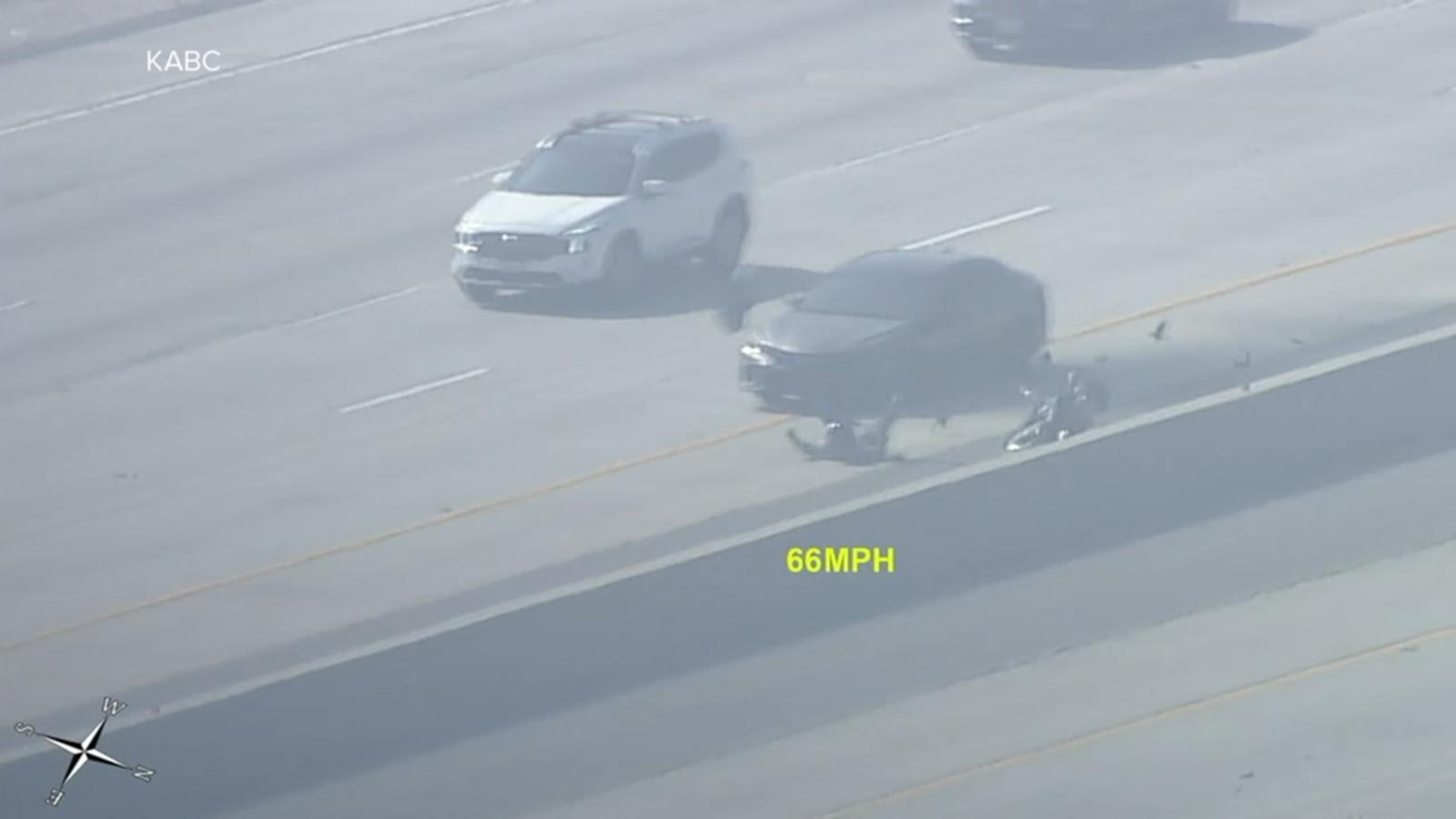 Dangerous High Speed Motorcycle Chase In Southern California Ends In