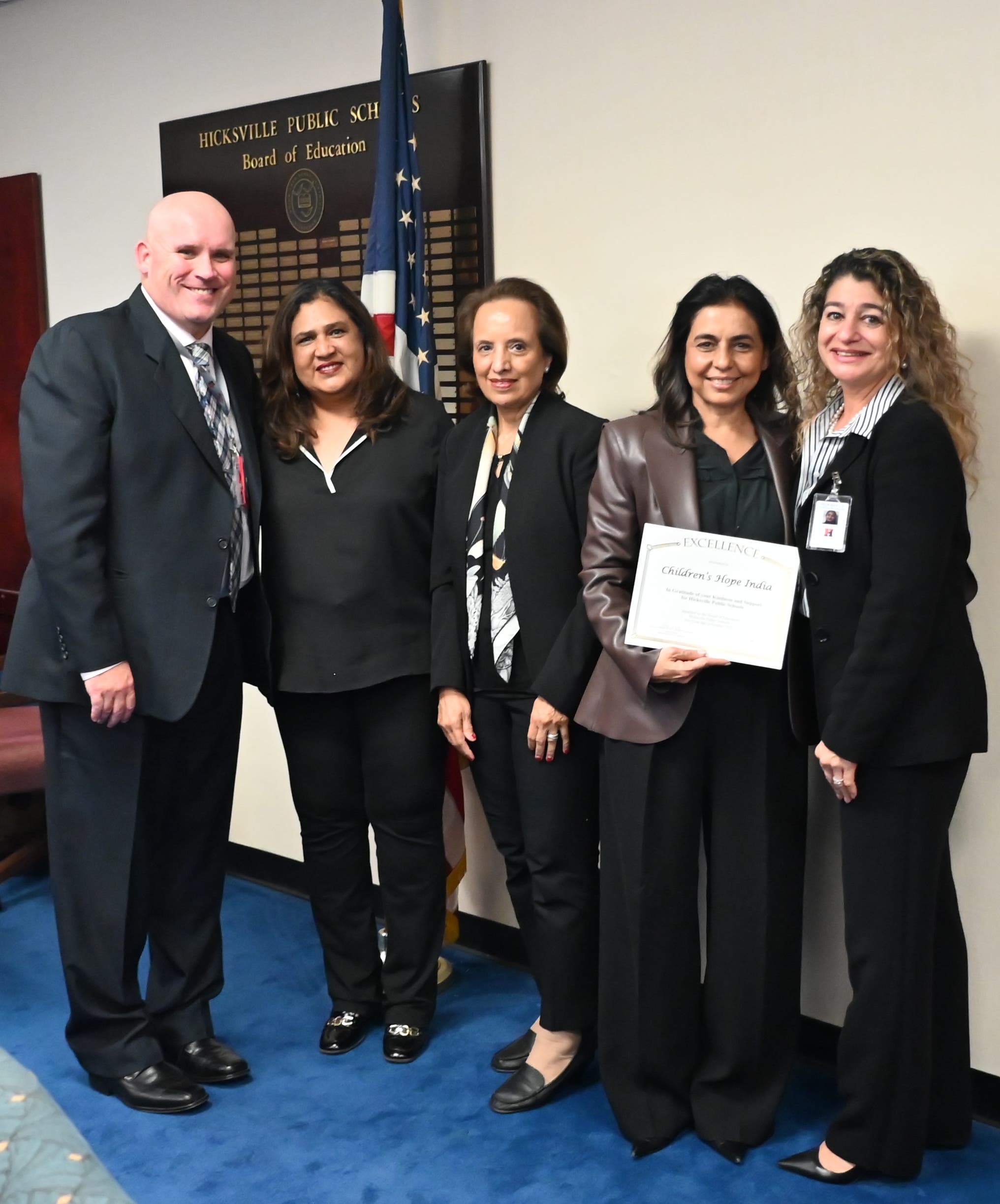 Hicksville Public Schools Honor Board Of Education Members And ...