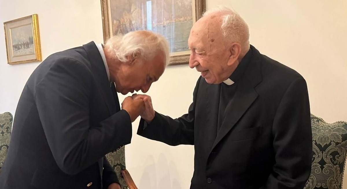 Angelo Acerbi, el cardenal más longevo de la Iglesia, revela el truco ...