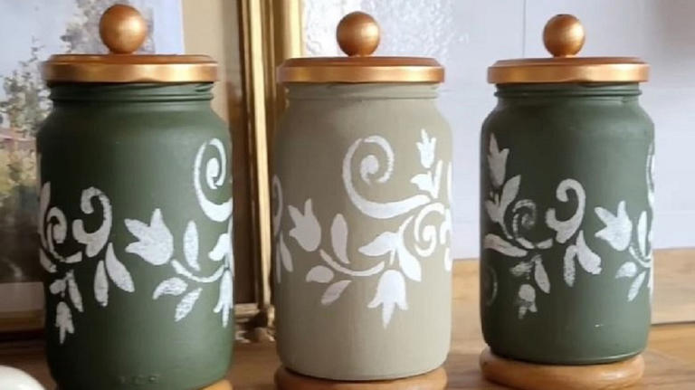 Turn Old Glass Jars Into Cute Decor That Doubles As Storage With A ...