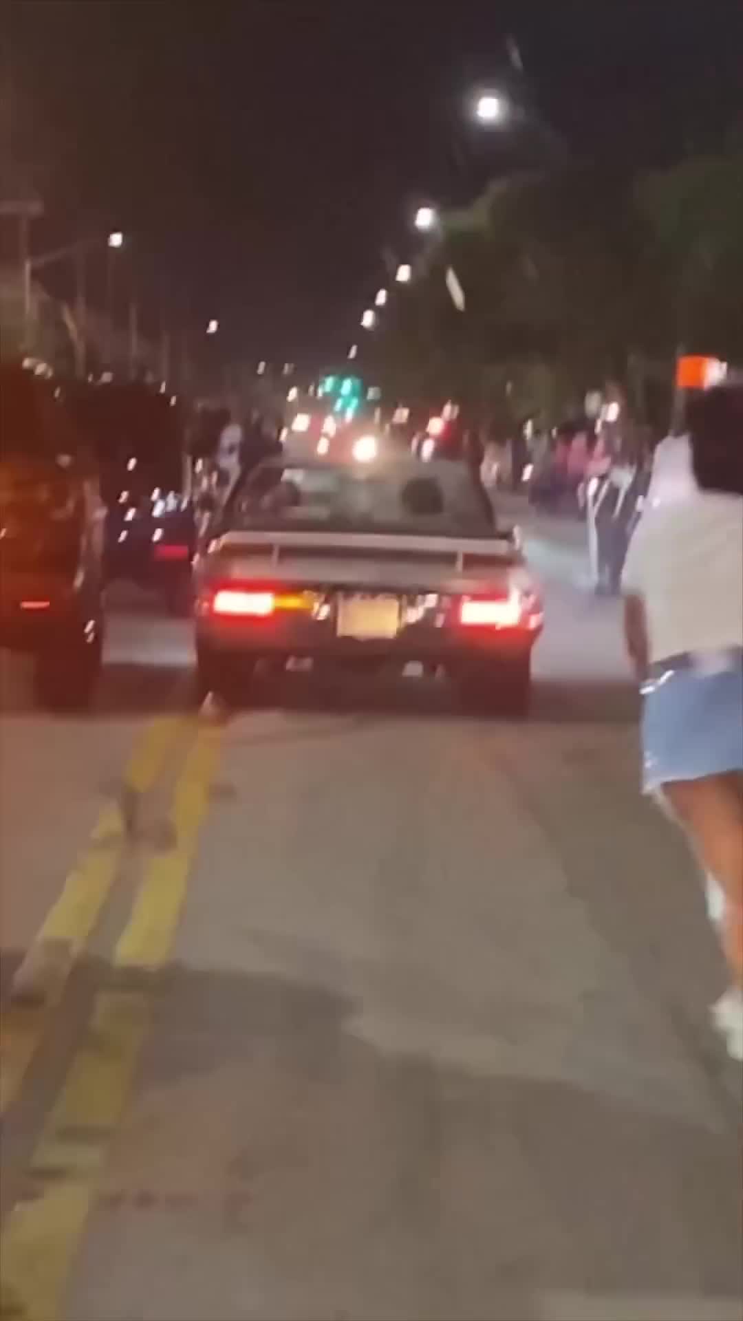 Crazy argument over a dent gets a guy hit