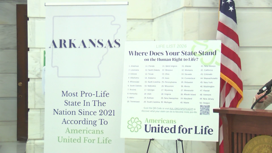 National organization ranks Arkansas ‘most pro-life’ state for sixth ...