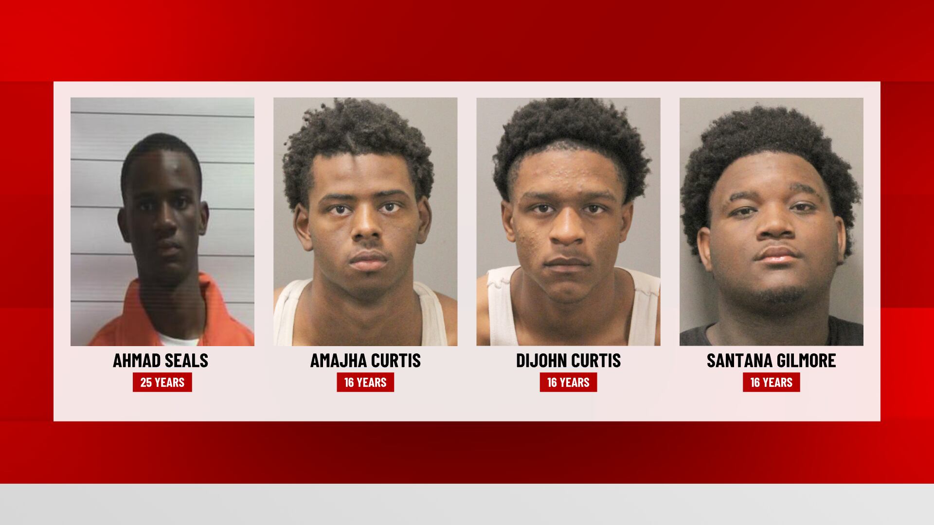 Four suspects sentenced in DA Jason Williams carjacking case