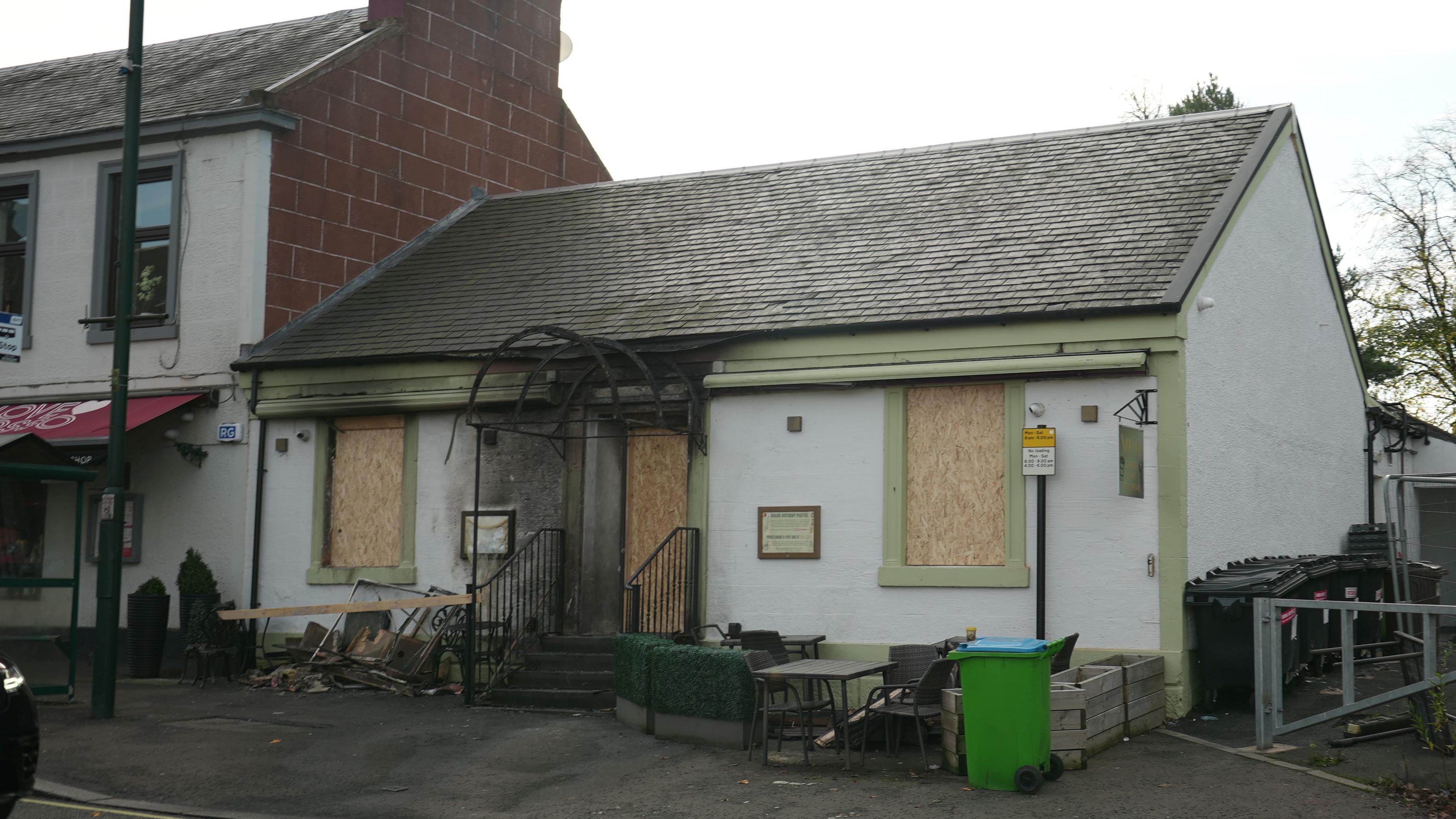 Town plagued by targeted firebombing of restaurants