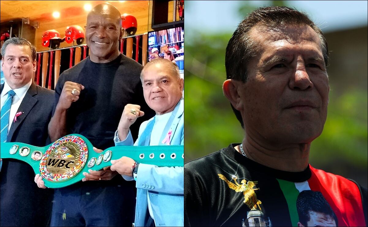 Evander Holyfield se rinde ante la trayectoria de Julio César Chávez ...