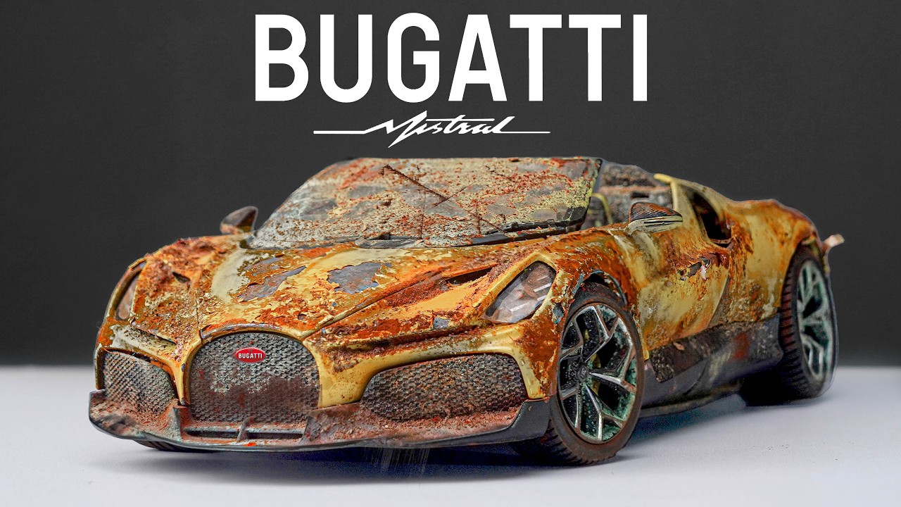 I restored an abandoned Bugatti Mistral 🚗