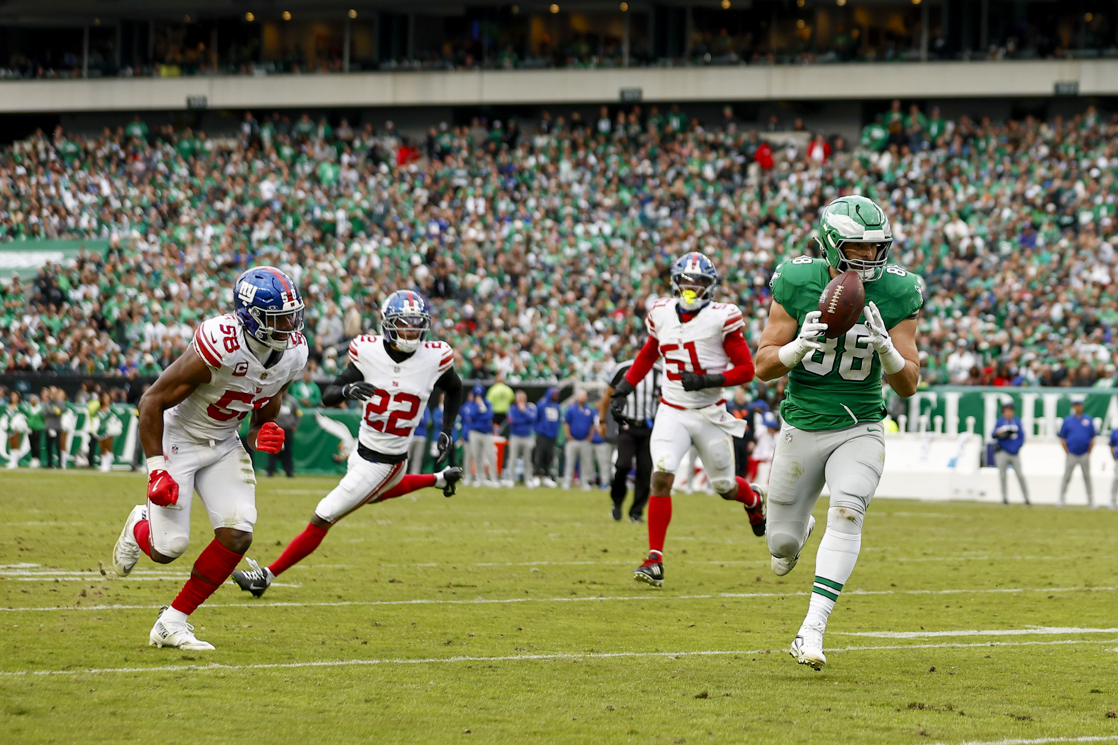 Are the refs now favoring the Eagles? Plus, the Birds’ red-zone success ...