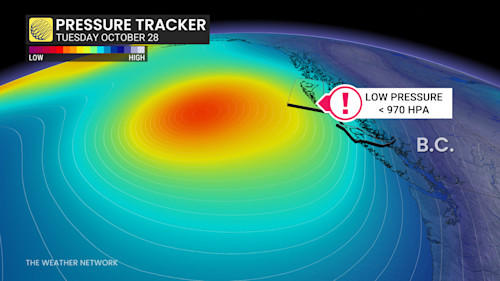 Storm on deck for B.C. could swing through with impactful winds, alpine ...