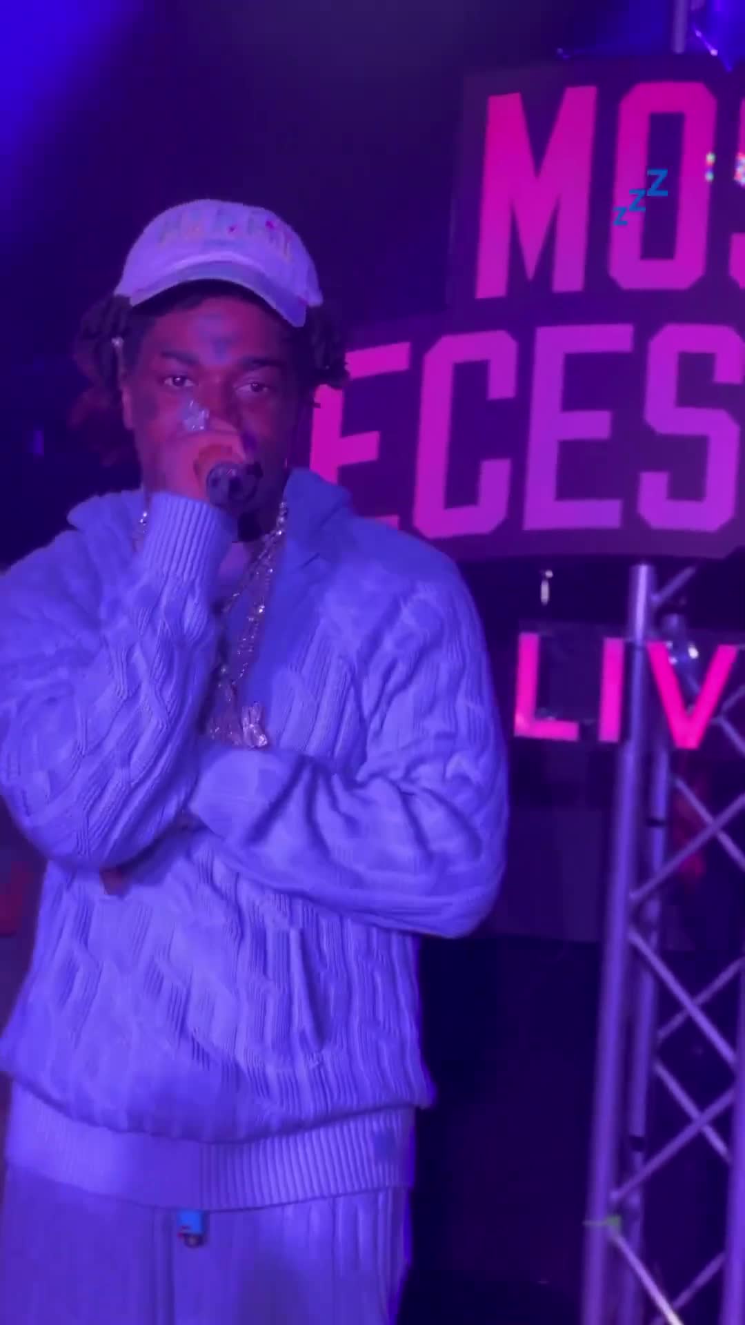 Kodak Black performing on stage