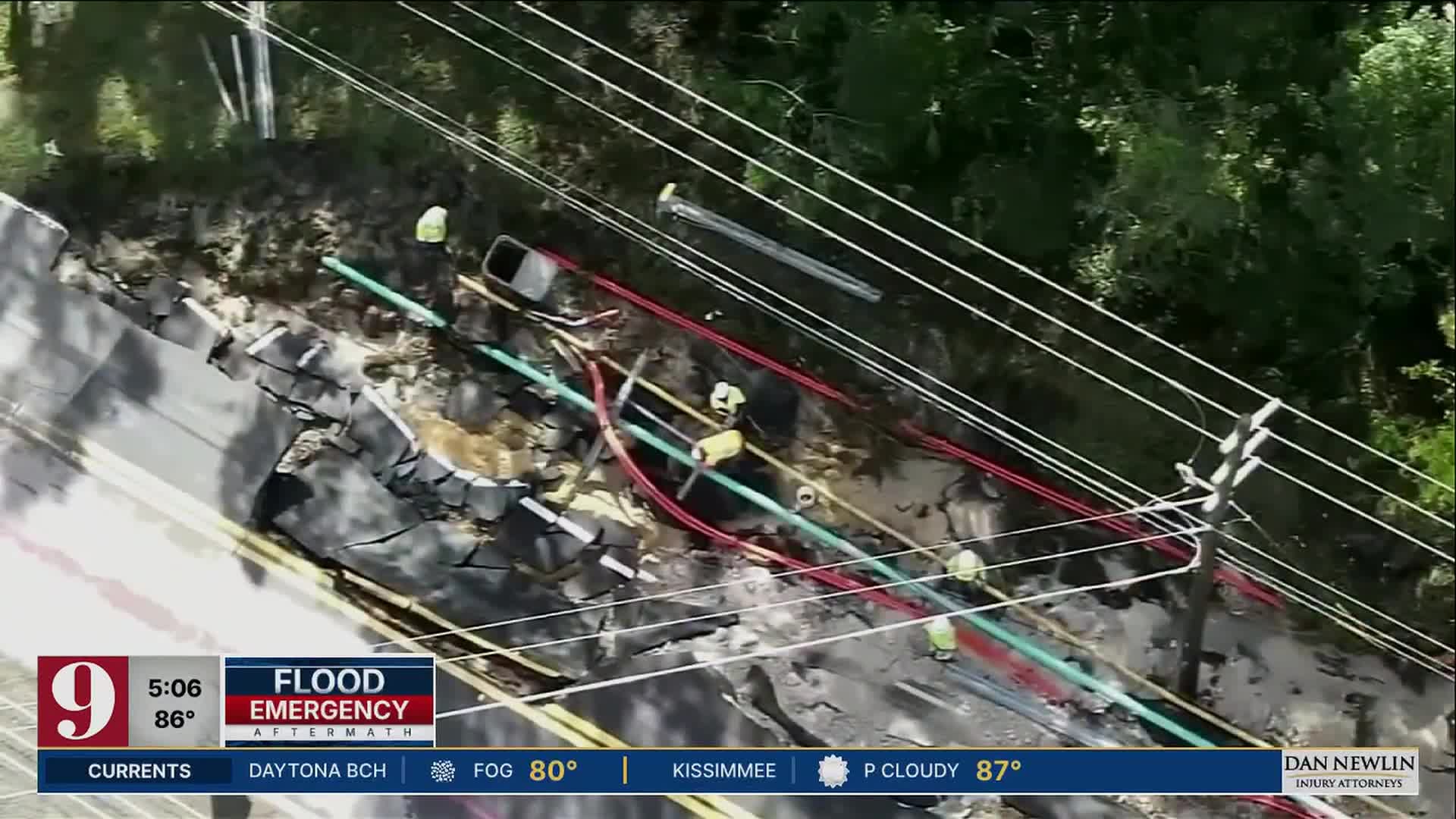 Historic rainfall event causes major flooding in Central Florida