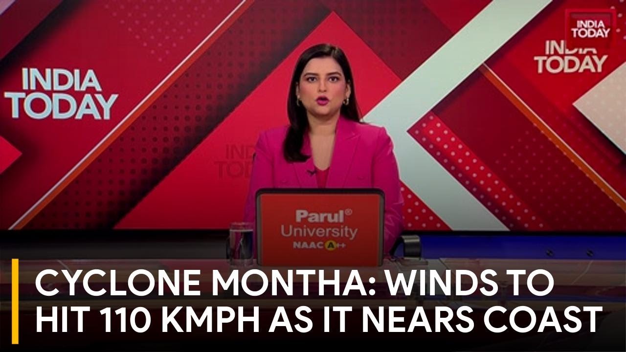 Cyclone Montha Live: 110 Kmph Winds To Hit Andhra Tonight; High Alert ...