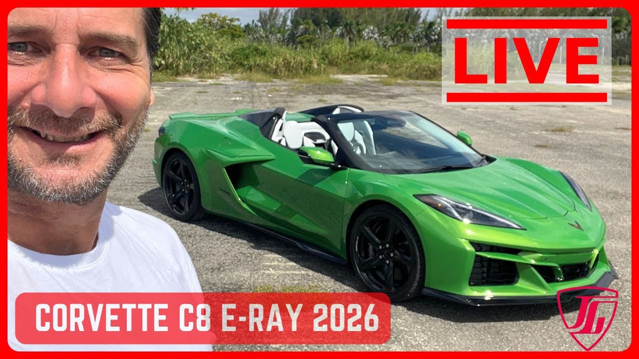 En vivo: Chevrolet Corvette C8 E-Ray 2026 y un café | Jaime Gabaldoni