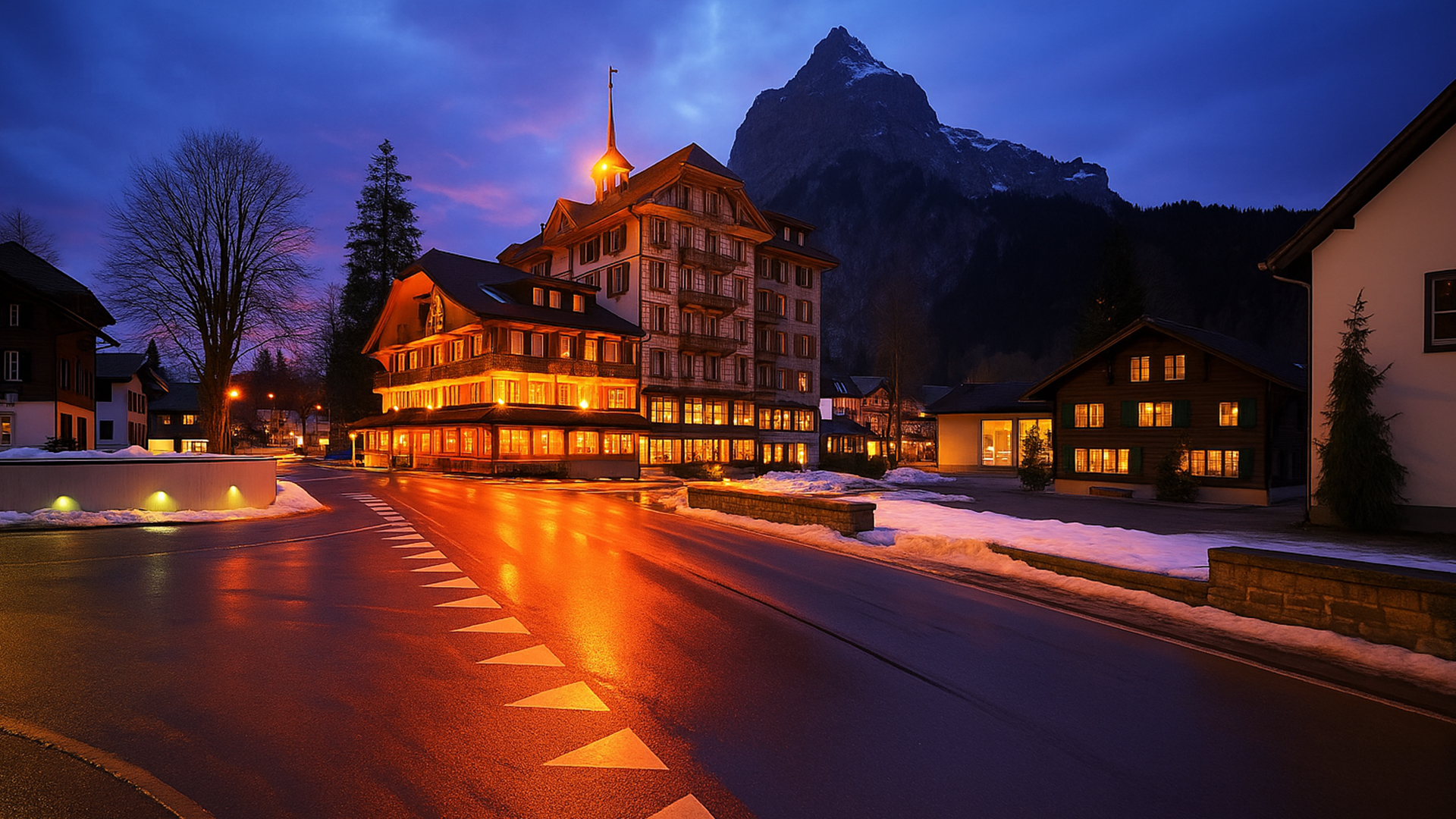 Switzerland – Winter Scenes from Kandersteg in the Bernese Alps (4K)