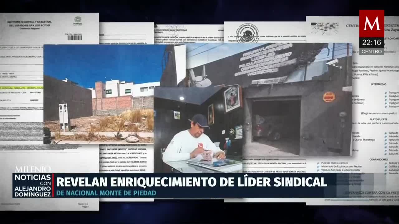 Revelan presunto enriquecimiento ilícito del líder sindical de Nacional ...