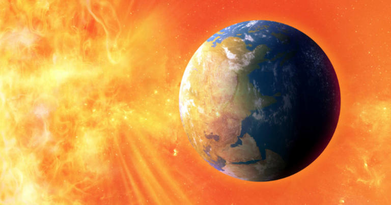 In a rare feat, scientists captured the sun just hours before a massive ...