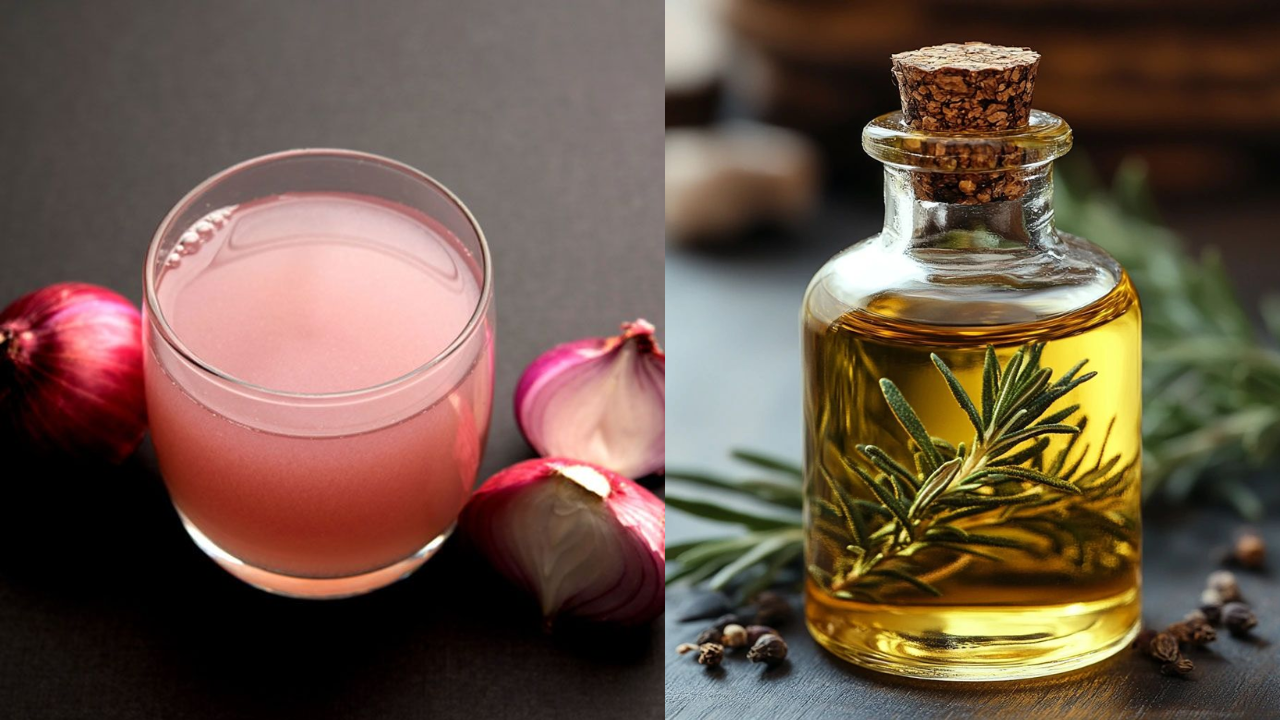 Onion juice vs rosemary oil: Which is better for hair massage and hair ...