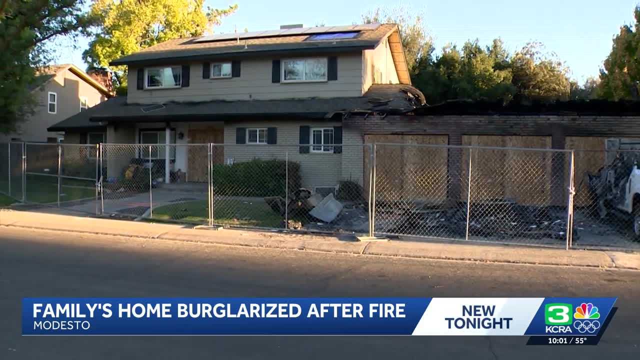 Modesto teacher's home destroyed by fire, then targeted by thieves