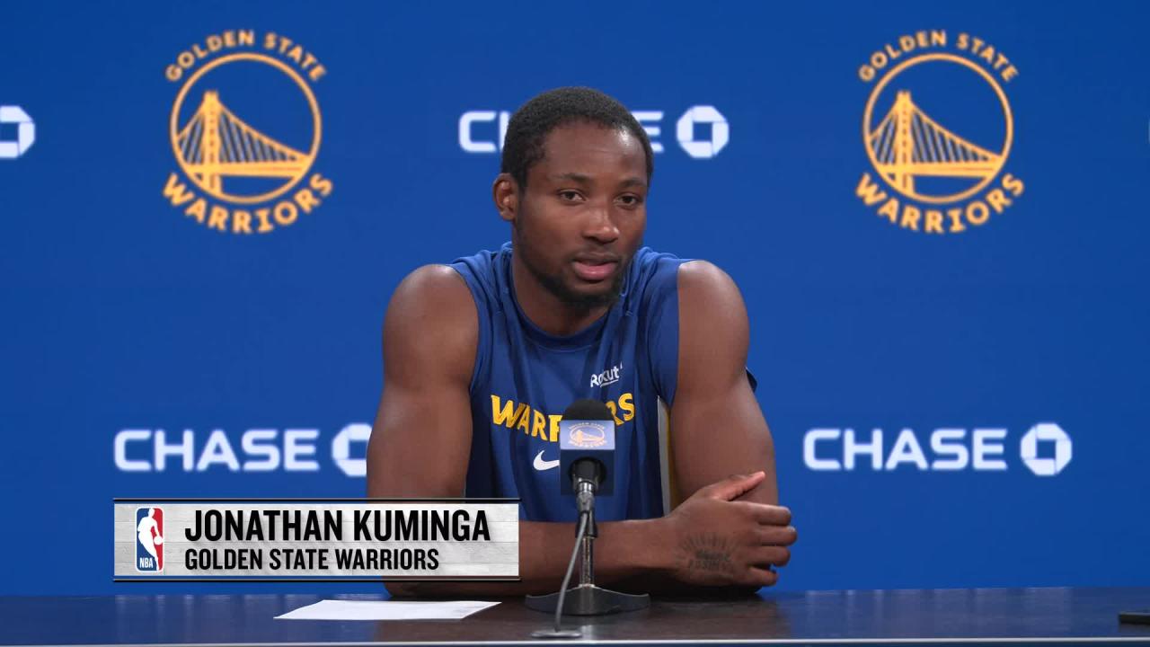 GSW 131, MEM 118: Jonathan Kuminga Postgame Media Availability