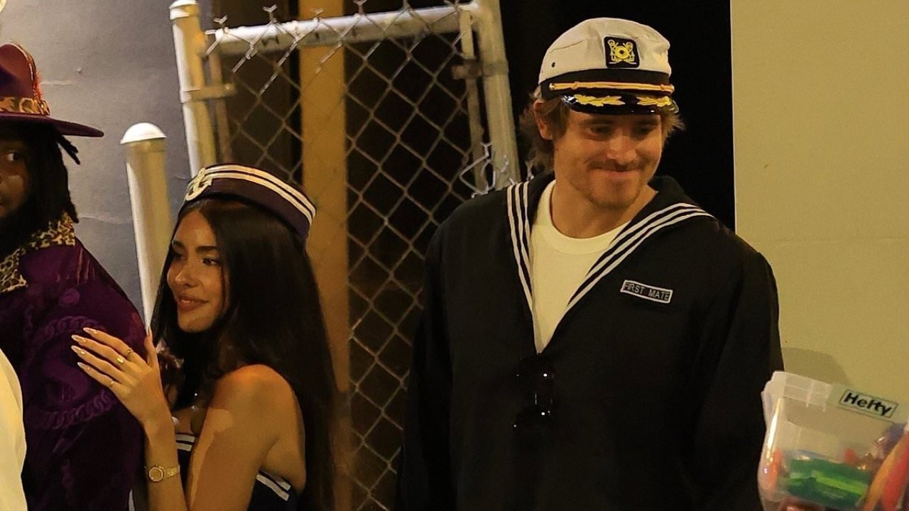 Justin Herbert And Madison Beer Turn Heads In Matching Sailor Costumes ...