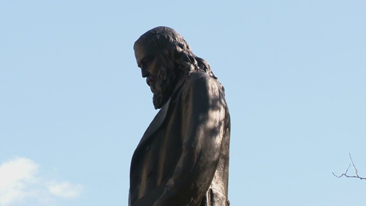 Statue of Confederate soldier Albert Pike returns to Judiciary Square